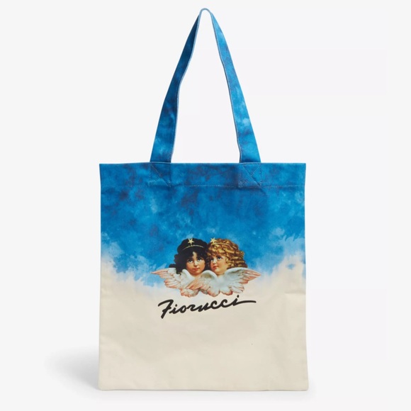 Fiorucci | Bags | Fiorucci Ombr Blue And Cream Angel Tote Bag | Poshmark